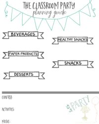 The Class Party Planning Guide - Krista Gilbert