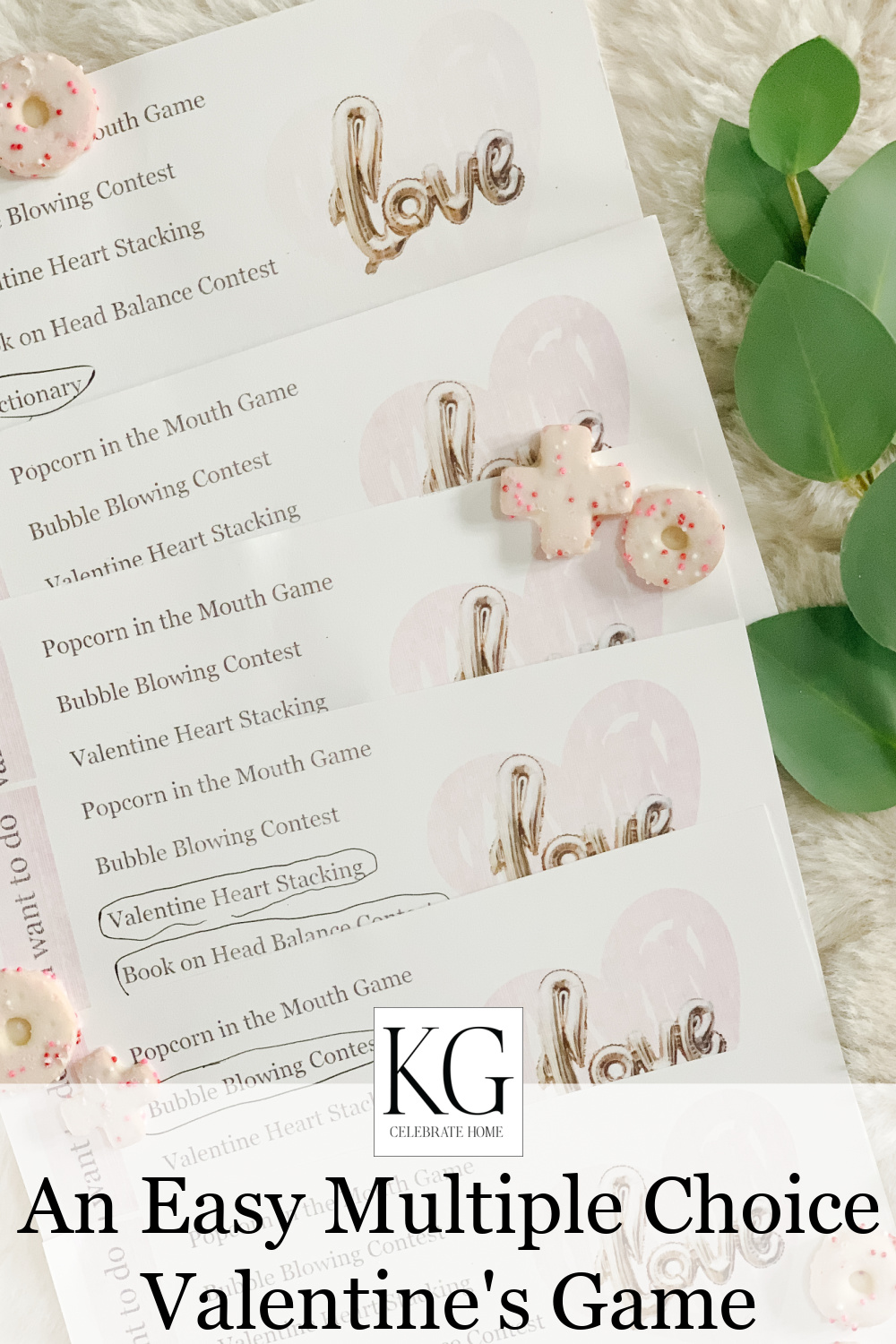 A Valentine Game For Your Family & Friends - Krista Gilbert