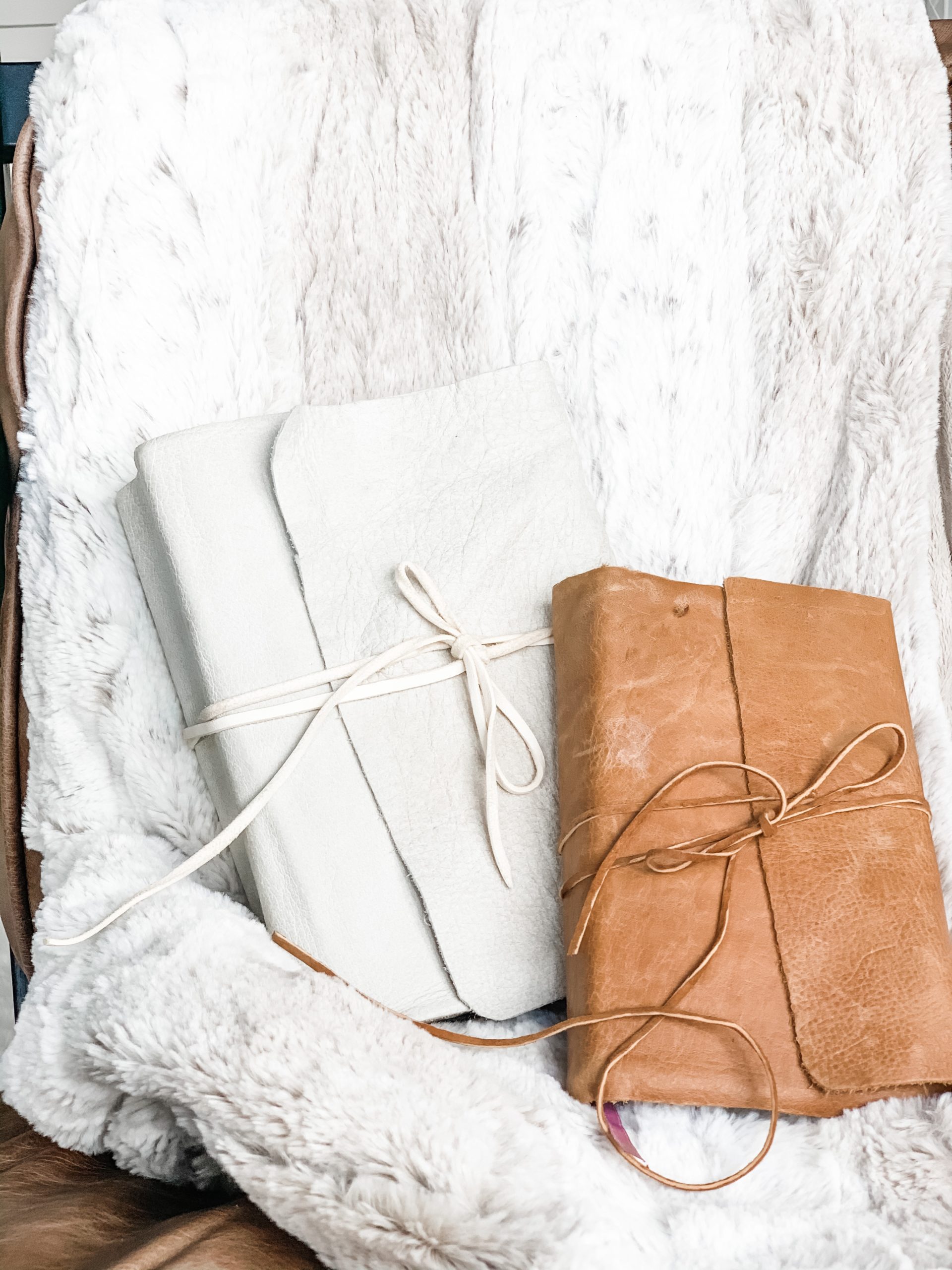 DIY - Covering a Bible, Book, or Journal in Leather - Krista Gilbert