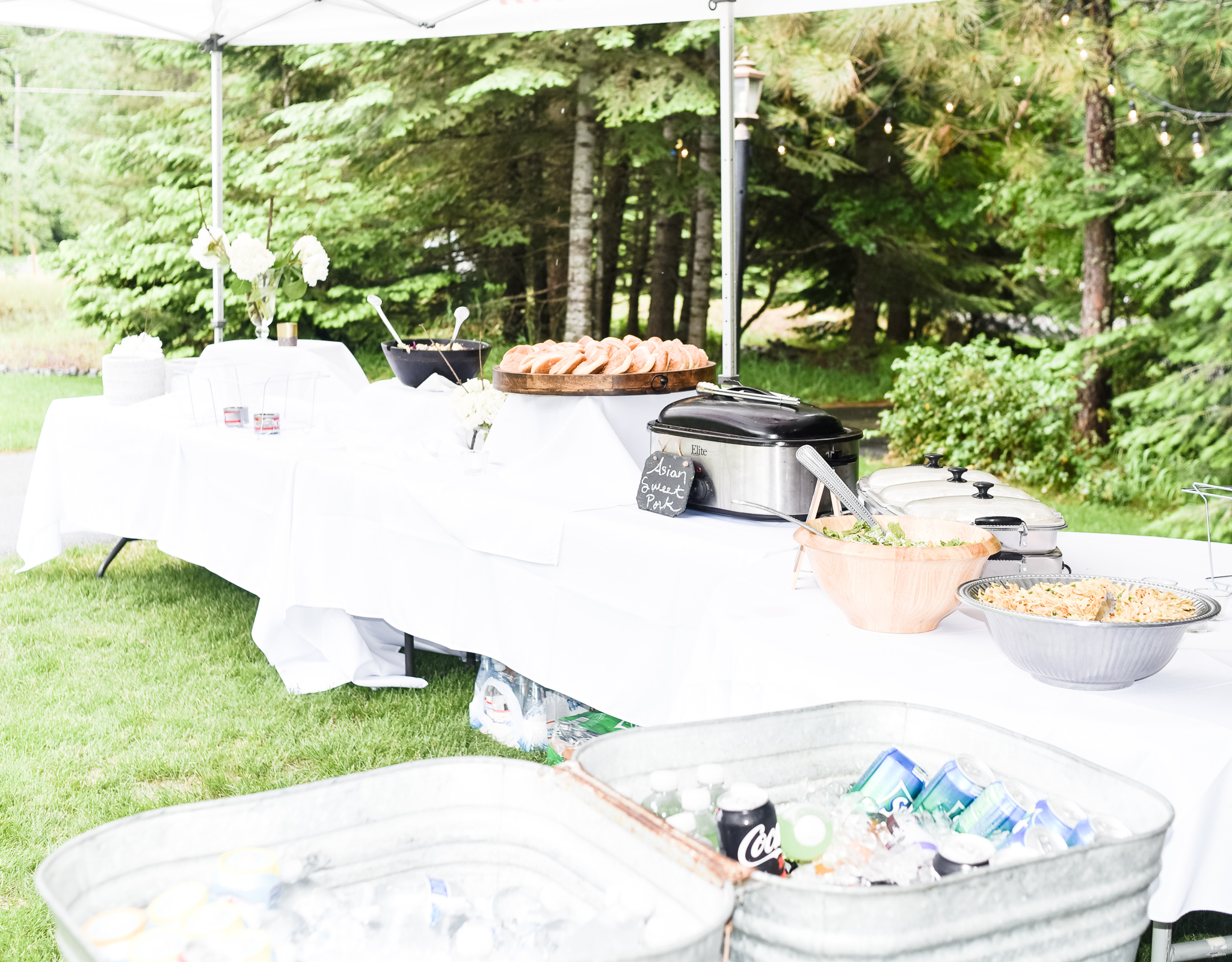 A White & Gold Themed Graduation Party - Krista Gilbert