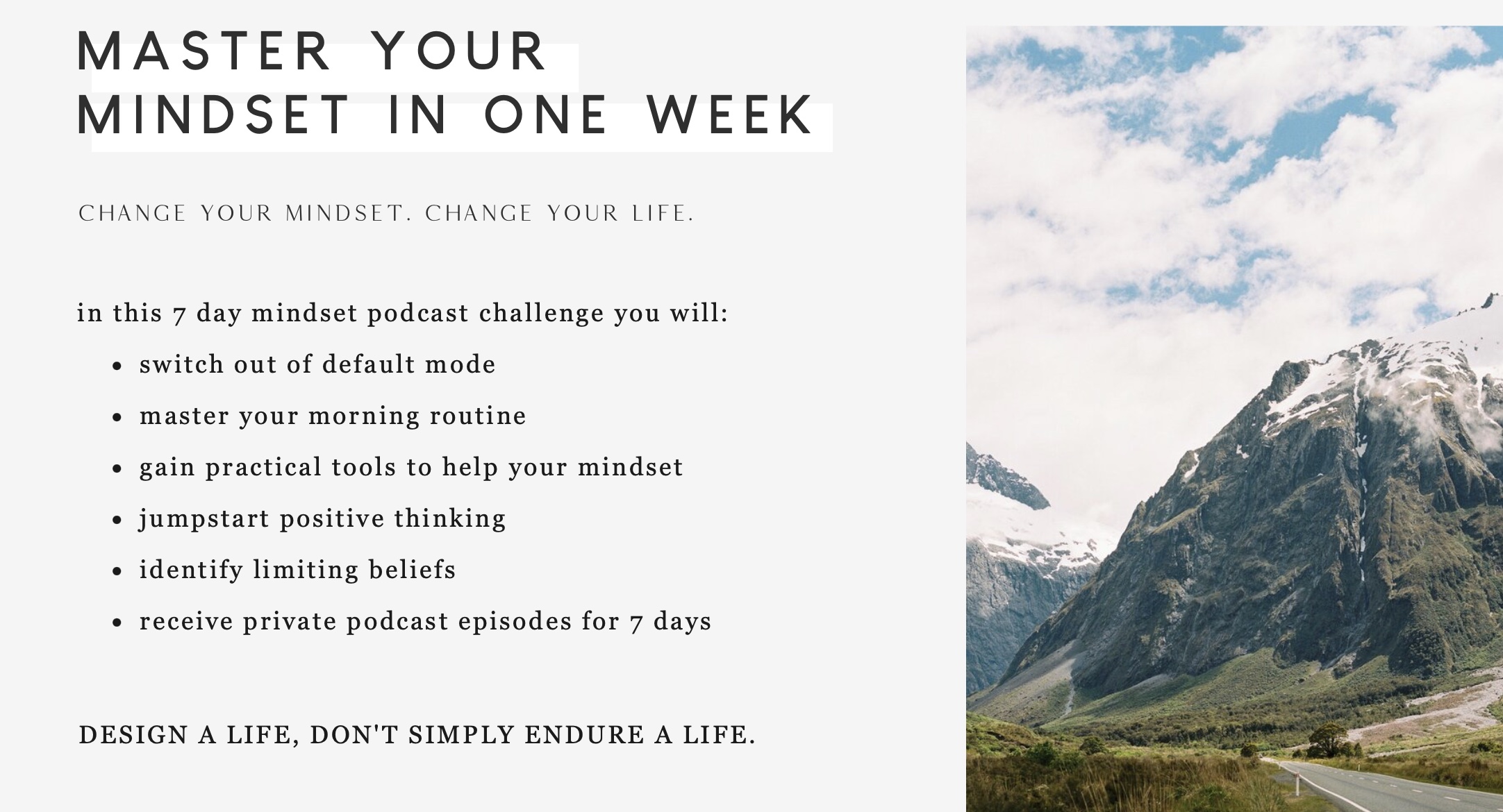 Master your mindset and you’ll change your life - Krista Gilbert